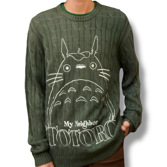 Her Universe | Sweaters | Studio Ghibli My Neighbor Totoro Embroidered ...